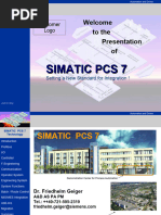 Siemens PCS7 Training Manuals | PDF | Control Theory | Programmable Logic Controller
