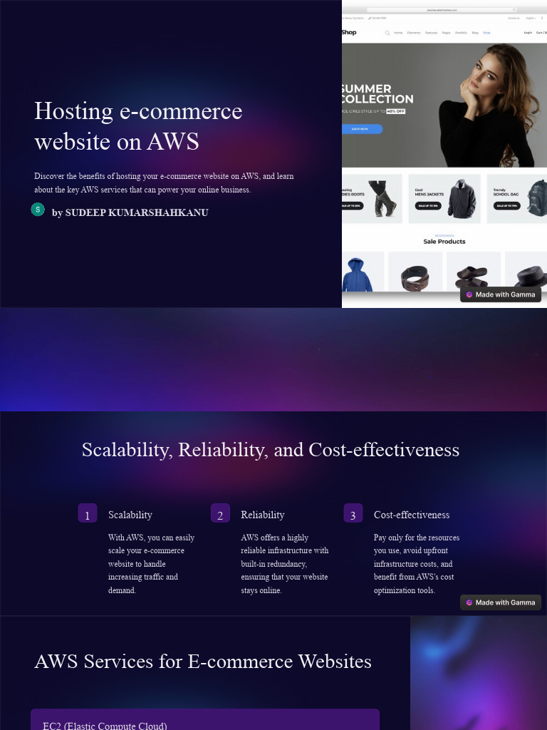 Hosting E-commerce on AWS Essentials | PDF | Amazon Web Services ...