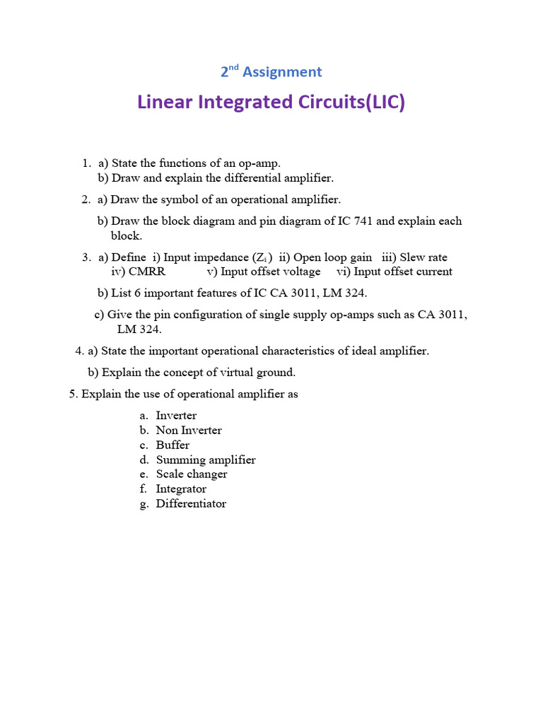 LIC 2nd Assignment | PDF