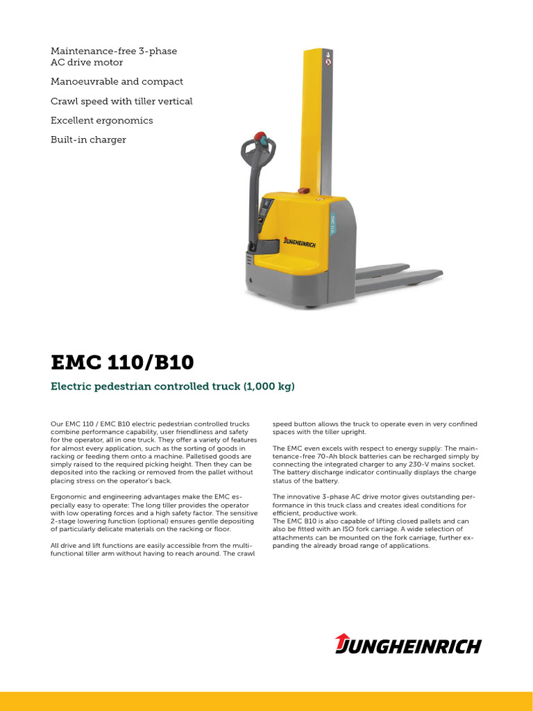 40.data Sheet Emc 110 b10 PDF Data | PDF | Battery Charger | Elevator