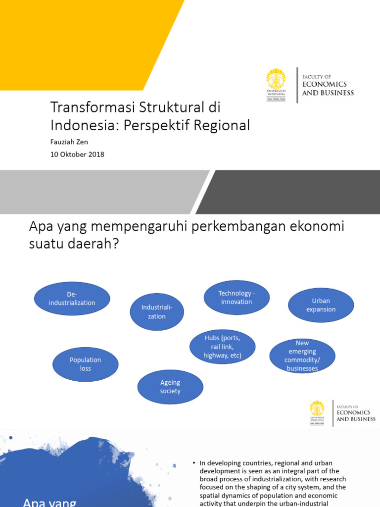 Pertemuan 6 - Transformasi Perekonomian Indonesia Bagian 4 - FZ | PDF ... Pertemuan 6 - Transformasi Perekonomian Indonesia Bagian 4 - FZ | PDF ...