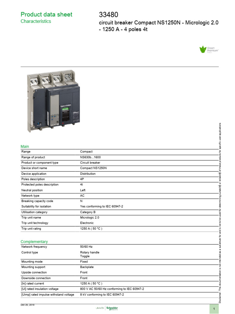 Compact NS - 33480 | PDF | Alternating Current | Electrical Components