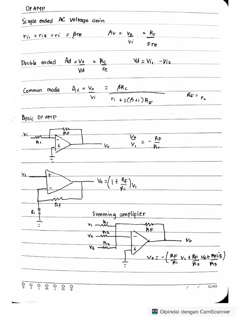 Op Amp | PDF
