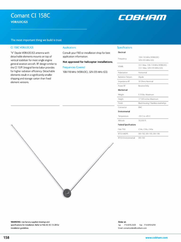Applications Specifications: Ci 158C Yor/Loc/Gs | Download Free PDF ...