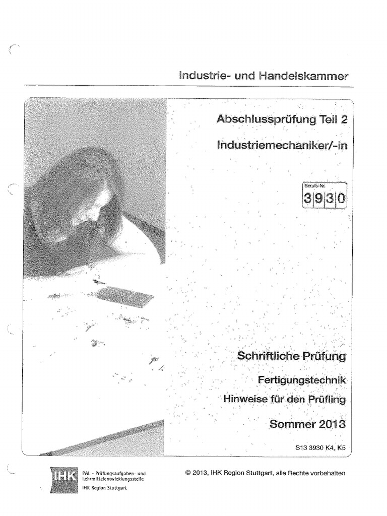 AP2 So13 Fertigungstechnik A | PDF