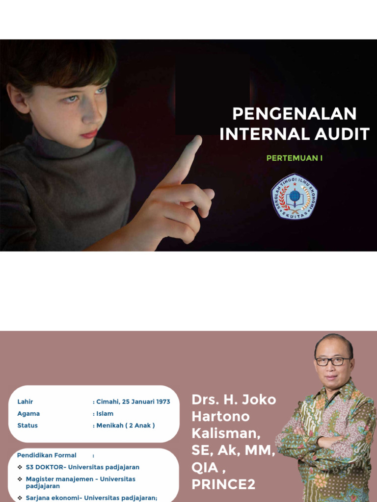 Pertemuan Pertama - Pengenalan Internal Audit (September 2023) | PDF ...