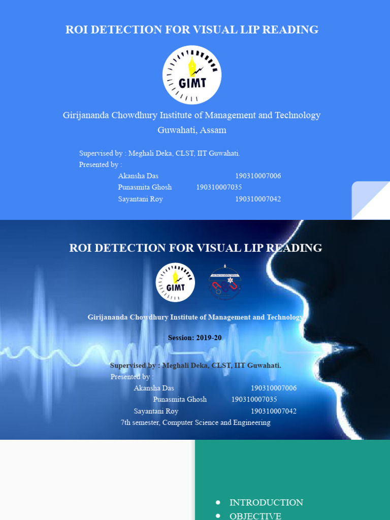 Roi Detection For Visual Lip Reading | PDF | Systems Science | Computing