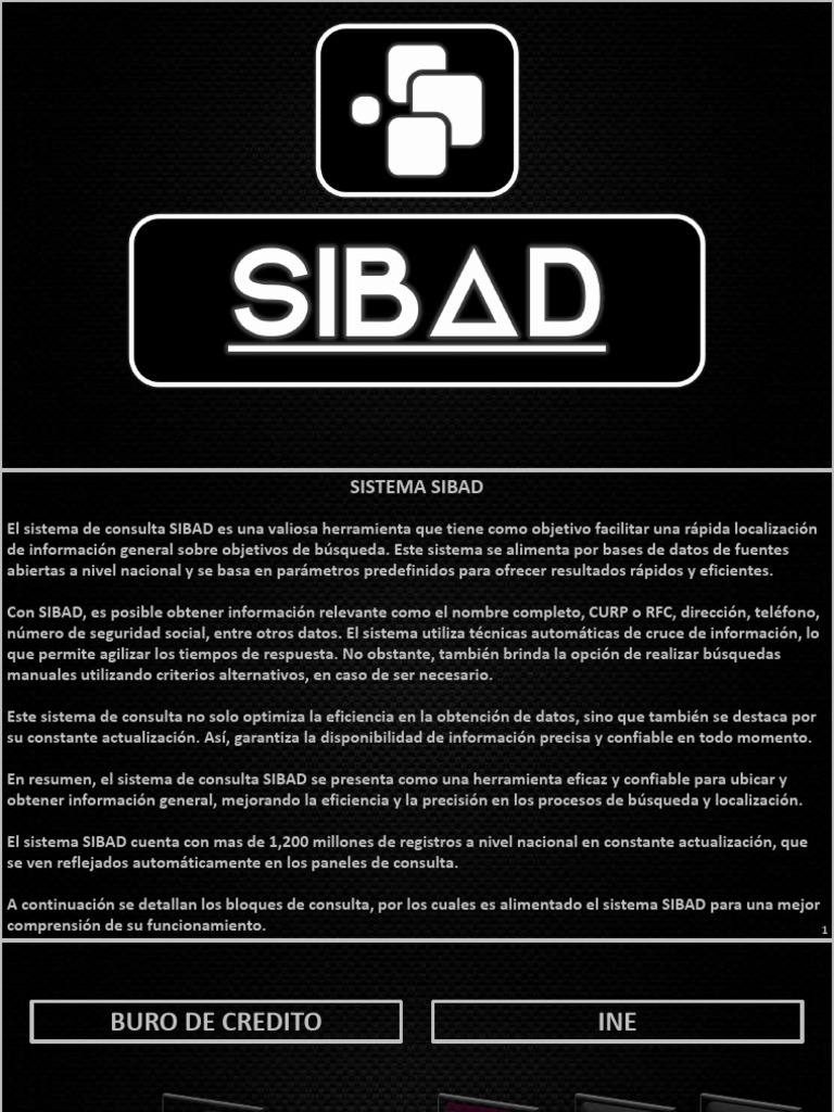 SIBAD | PDF | Informática | Ciencias de la Información