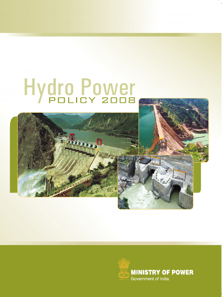 New Hydro Policy | PDF