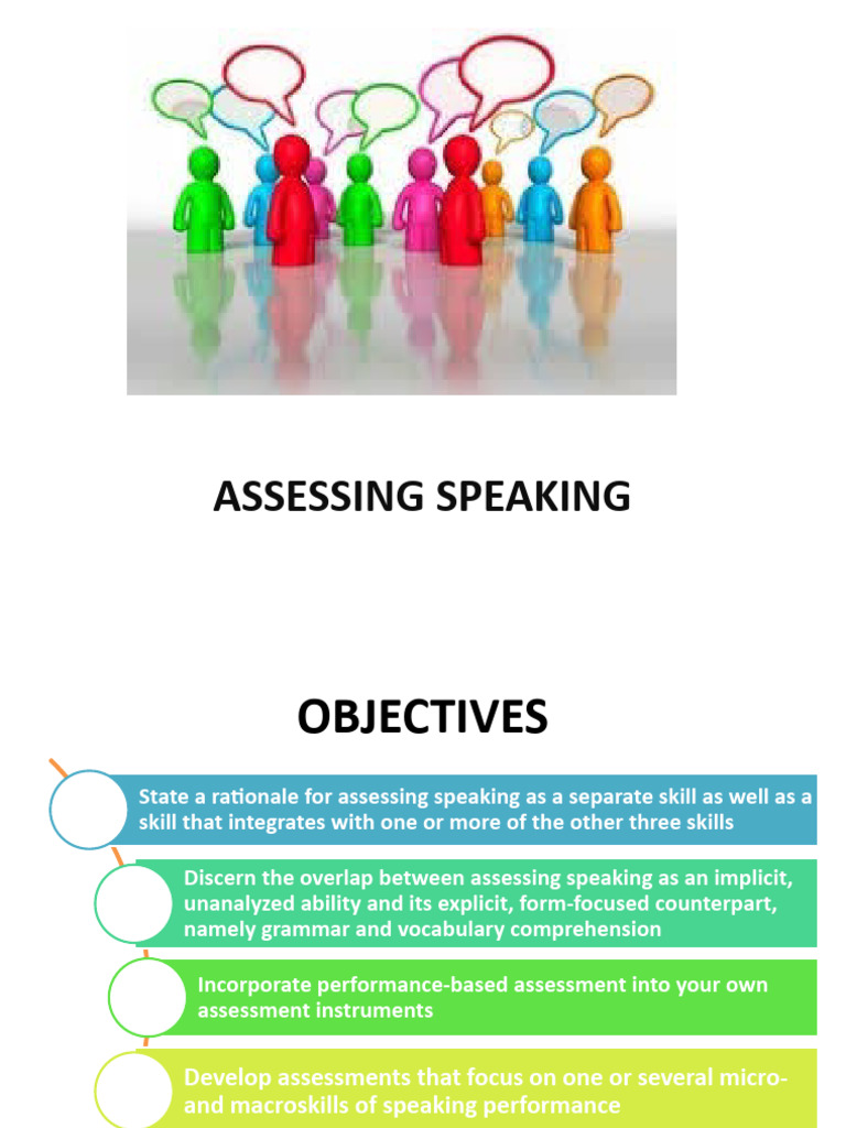 Chapter 5 - Assessing Speaking | PDF | Speech | Word Chapter 5 - Assessing Speaking | PDF | Speech | Word