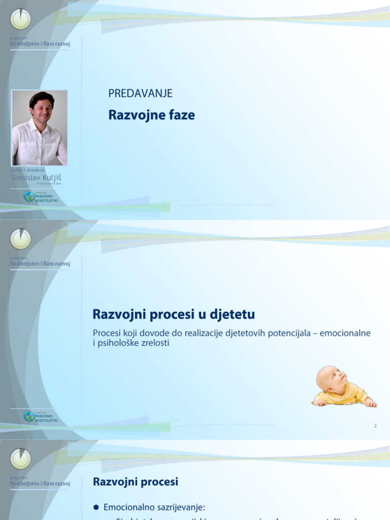 Predavanje - Razvojne Faze | PDF