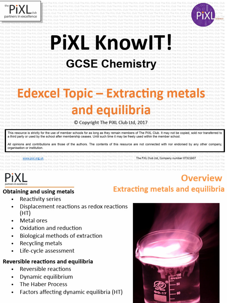 Unit 4 Revision Powerpoint.154259368 | PDF | Redox | Chemical Reactions