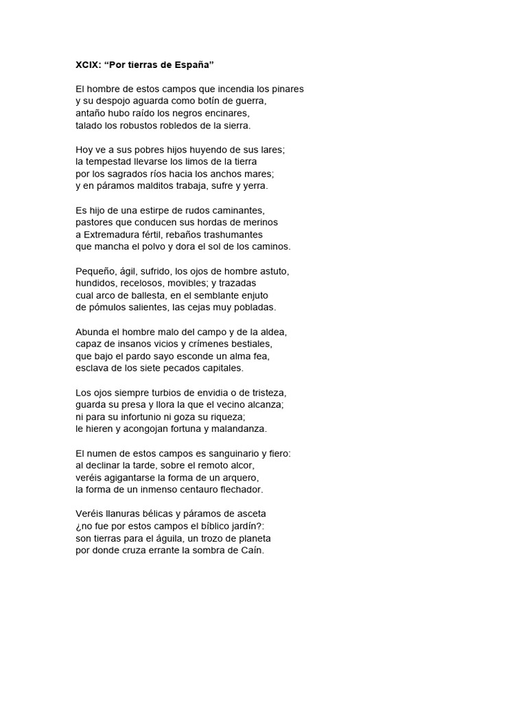 Poema 2 Portierrasdeespaña | PDF