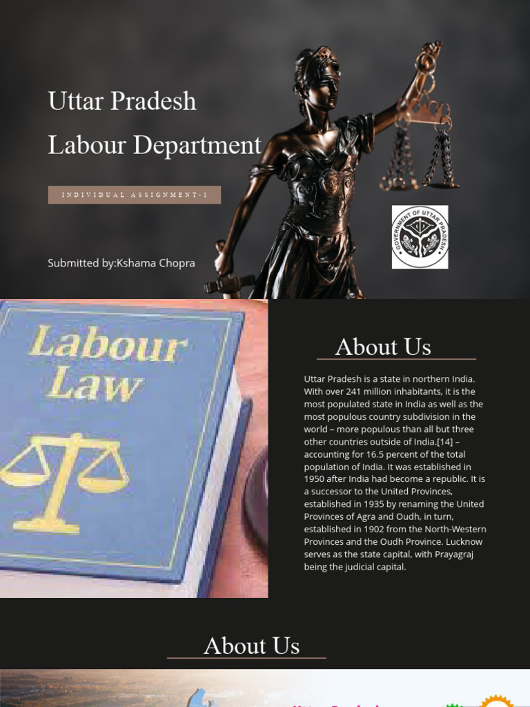 Labour Department Overview Uttar Pradesh | PDF | Employment | Labour Law