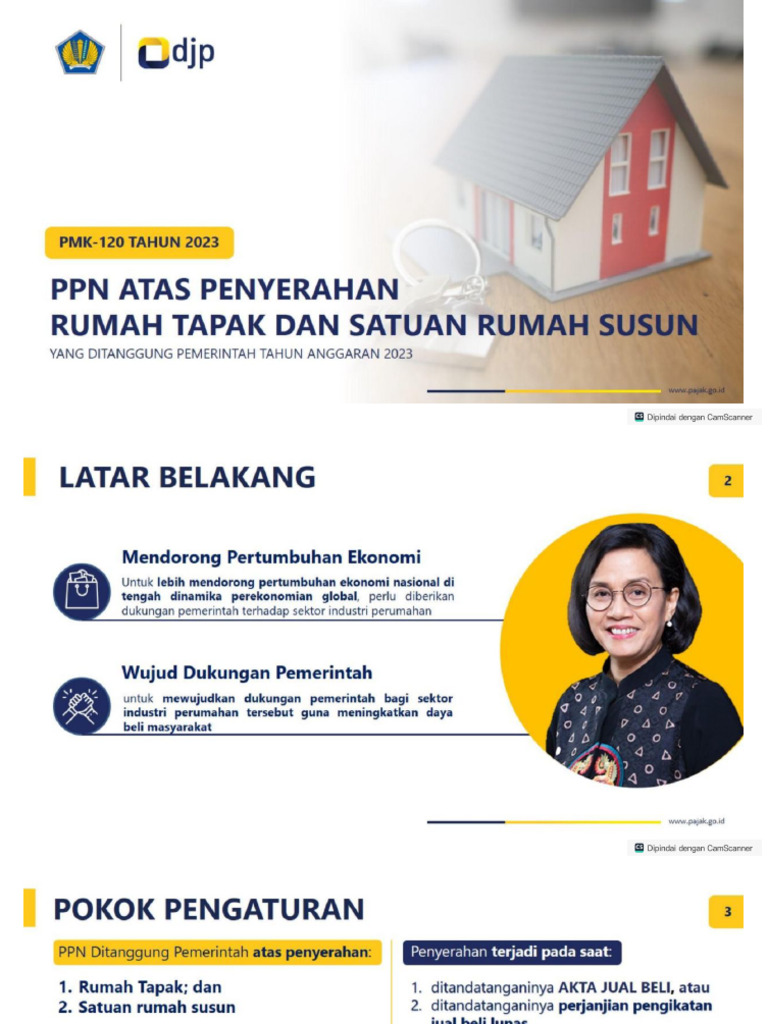 PMK 120 Tahun 2023 (PPN Rumah DTP) | PDF