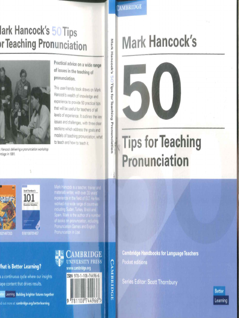 50 Tips For Teaching Pronunciation - Mark Hancocks | PDF