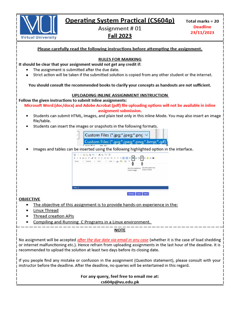 Fall 2023 - CS604P - 1 | PDF | Software Engineering | Computer Engineering
