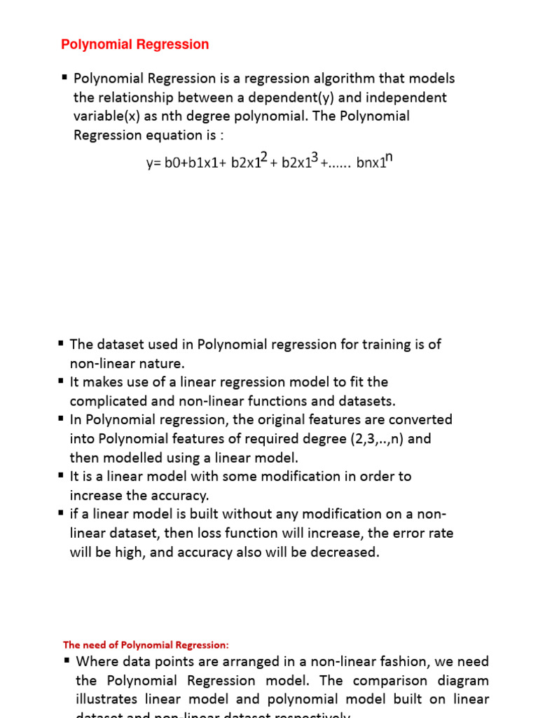 Poly Regression | PDF | Linear Regression | Regression Analysis