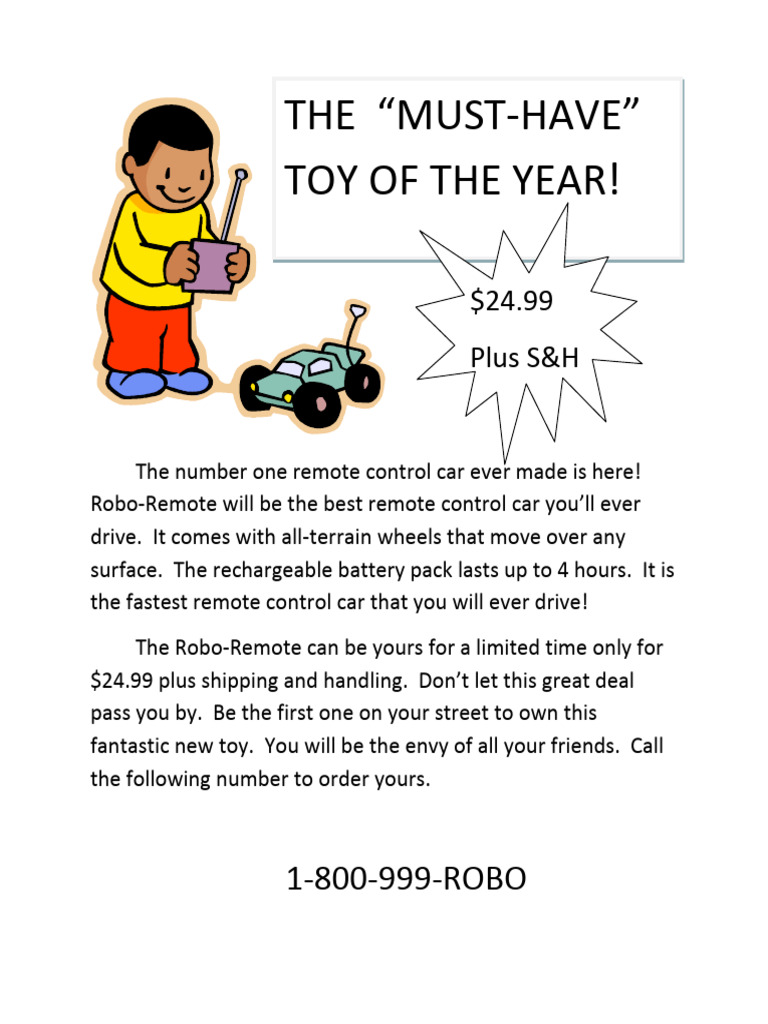 Persuasive Text Advertisement | PDF