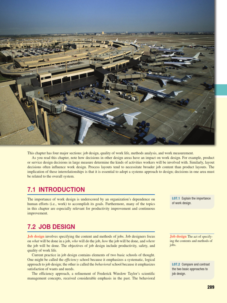 Job Design and Work Measurement Insights | PDF | Human Factors And ...