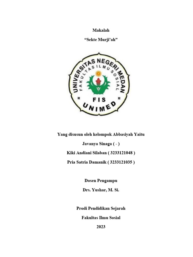 Sejarah dan Ajaran Murji'ah | PDF | Agama & Spiritualitas