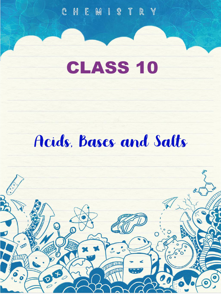 Acids, Bases and Salts - Notes | PDF