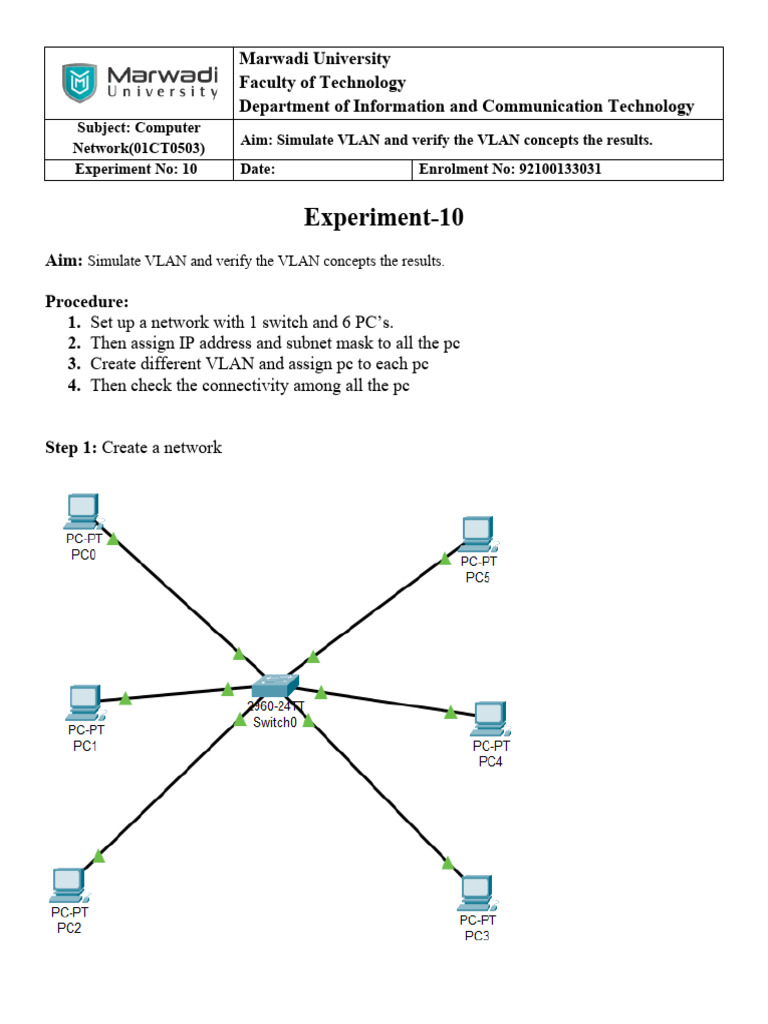 Experiment 10 | PDF | Computer Network | Ip Address