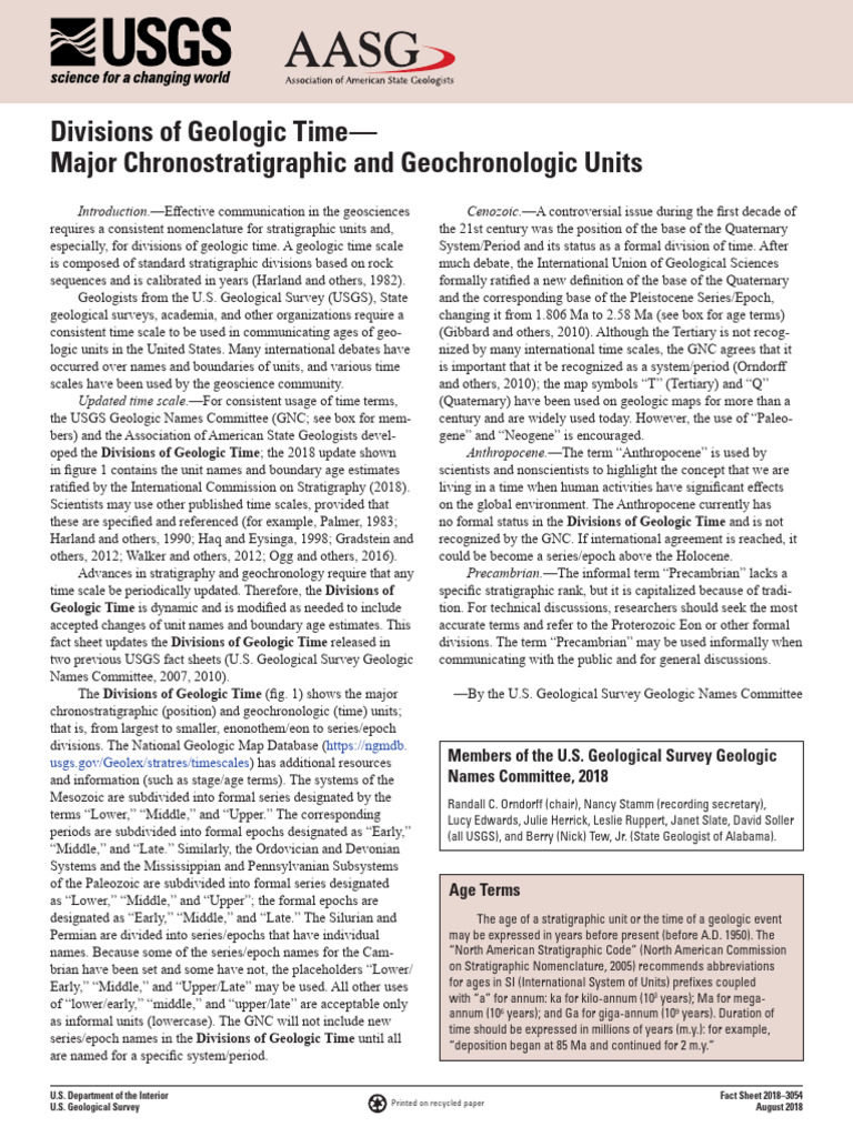 Crit Paper - Draft1 - Geological Time Scale | PDF | Geologic Time Scale ...
