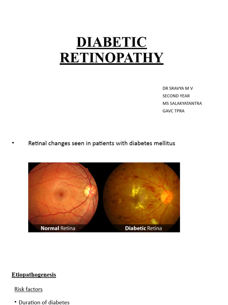 Diabetic Retinopathy | PDF | Retina | Human Eye