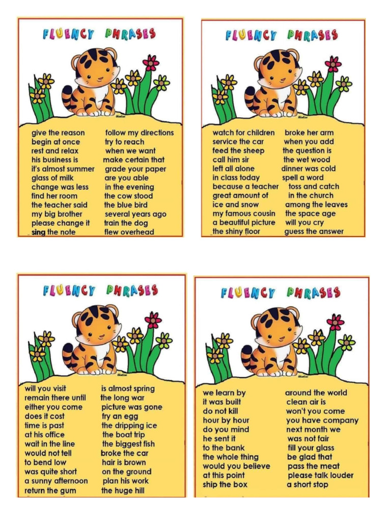 Reading Phrases | PDF