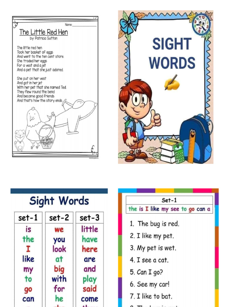 Reading Sight Words | PDF