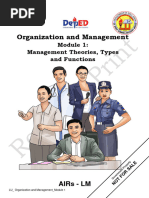 Organization and Management Module 1: Quarter 1 - Week 1 | PDF ...