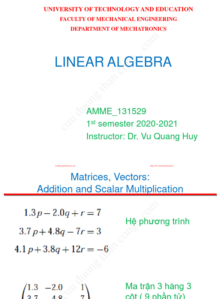 Toan-Ung-Dung-Trong-Ky-Thuat - Linear-Algebra - 2020 - hk1 - (Cuuduongthancong - Com) | PDF ...