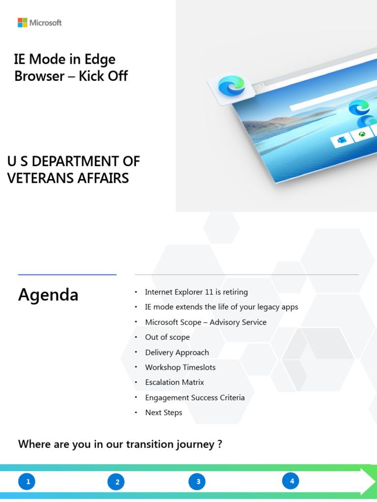 1.ie Mode in Edge Browser Kick Off Deck v1 U S Department of Veterans ...