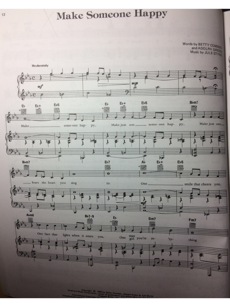 Make Someone Happy | PDF