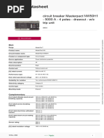Product Data Sheet: Circuit Breaker Masterpact NT10H2 - 1000 A - 3 ...