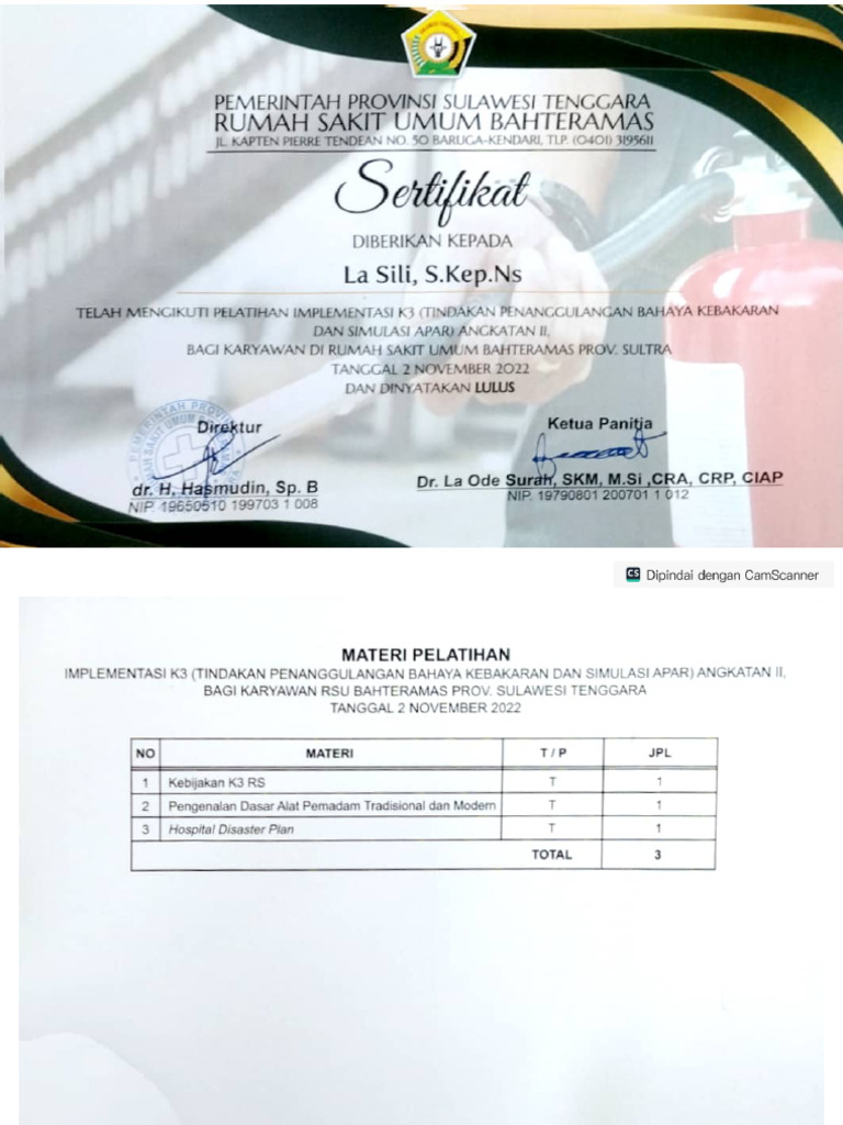 Sertifikat | PDF