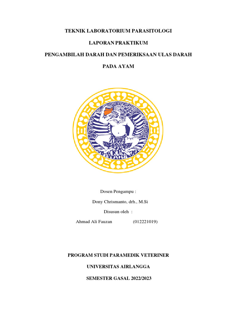 Pemeriksaan Ulas Darah Pada Ayam | PDF