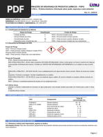FISPQ Cimento Portland CSN | PDF | Cimento | Desperdício