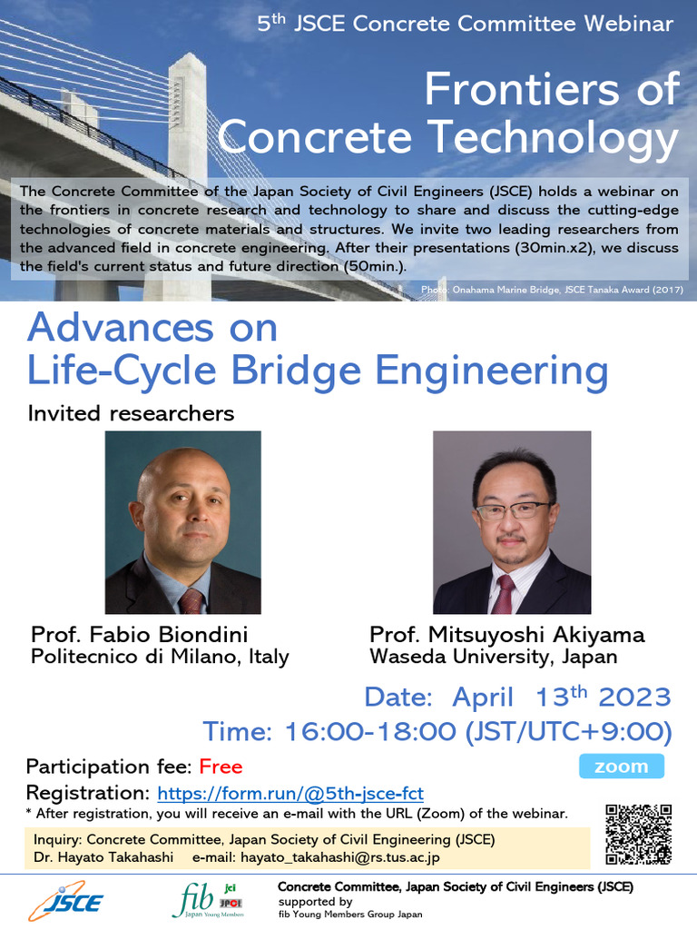 Flyer JSCE FCT 2023april | PDF | Engineering