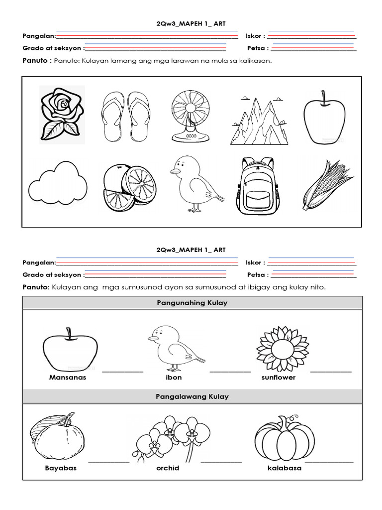 Ppt-Q2-W3-Mapeh-Performace Task 2 | PDF