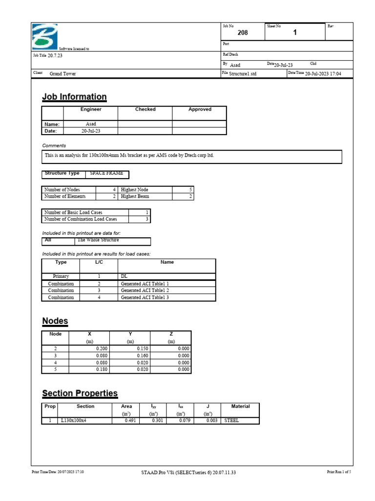 Bracket Pdf Beam Structure Mechanics