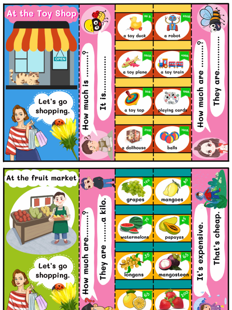 Let S Go Shopping Pop Up Set | PDF