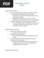 Possible Questions For Pre Oral Defense | PDF | Questionnaire | Hypothesis