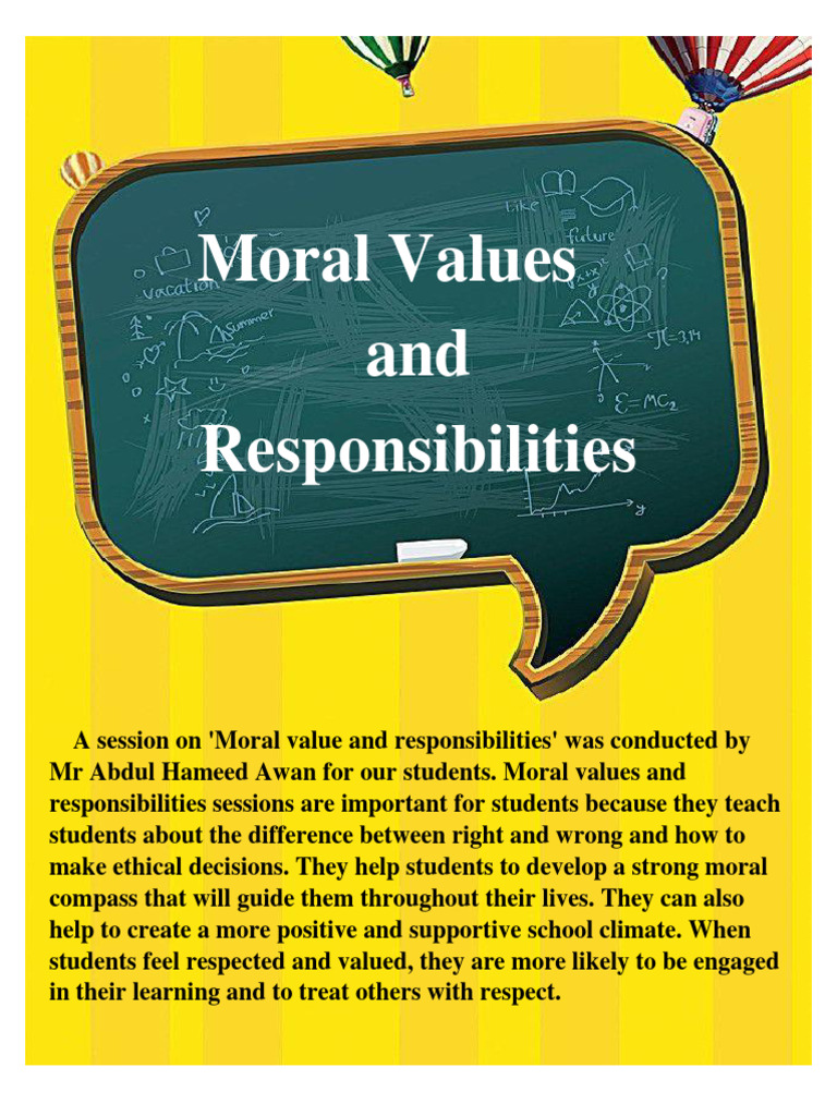 Moral Values | PDF | Expert | Sustainability