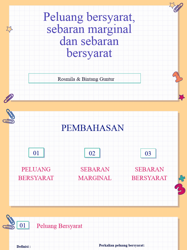 Peluang Dan Sebaran Bersyarat | PDF