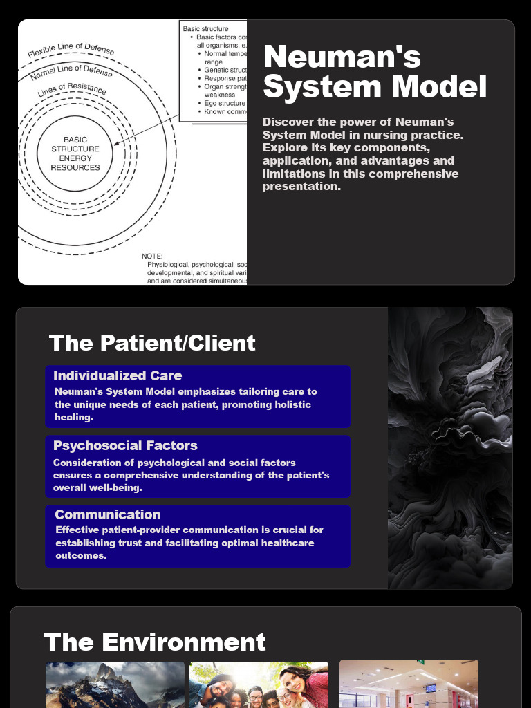 Neumans System Model | PDF | Health Care | Nursing