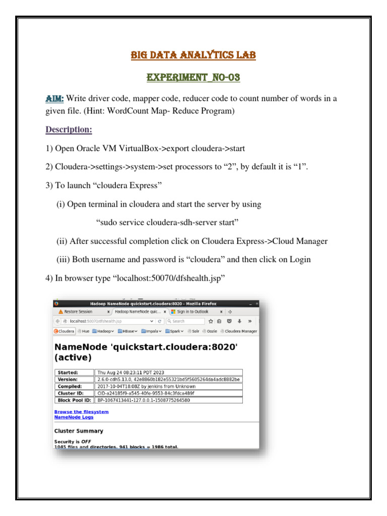 BDA3 | PDF | Apache Hadoop | Computer Engineering