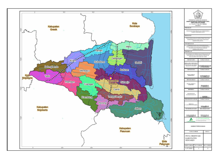 Program: Peta Orientasi Kabupaten Sidoarjo | PDF