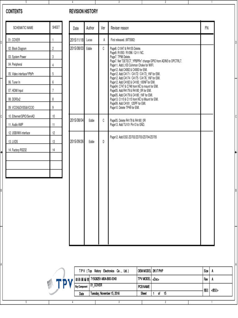 Esquema Eletrico-Main Board | Download Free PDF | Computer Hardware | Computer Science